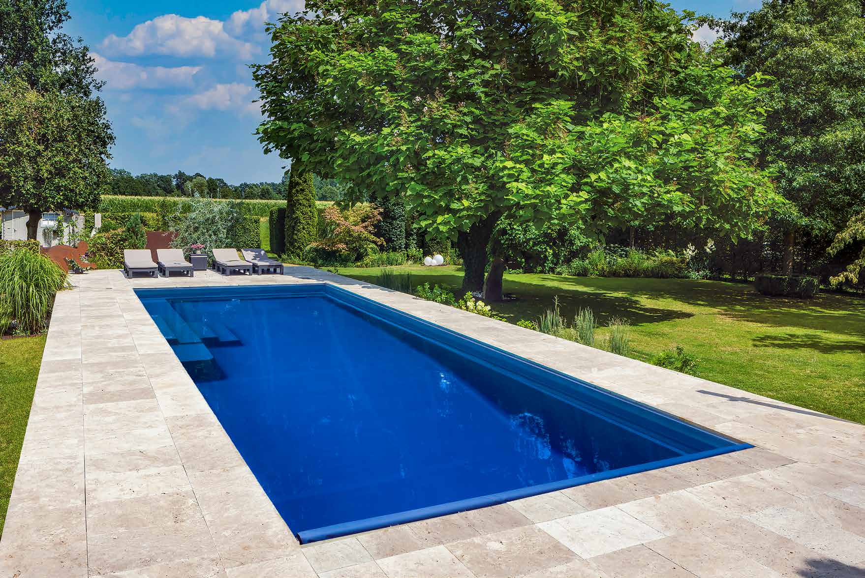 EVO Marina Fiberglass Pool | Durham & Wake Forest NC | LYFE Pools